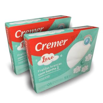 Fralda de Pano Com Bainha Dupla Camada Cremer Luxo 10 uni - Fralda de ...