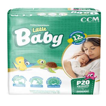 Fralda Descartável Little Baby Jumbinho P 20 Unidades - Fralda ...