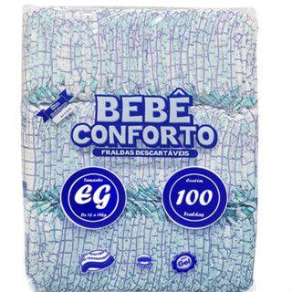 Fralda Infantil Bebê Conforto Hiper Toque de Algodão Tamanho XG ...