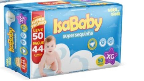 Fralda isababy super sequinha hiper - Fralda Descartável - Magazine Luiza