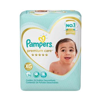 Fralda Pampers Premium Care XG - 26 Unidades - PROCTER BABY - Fralda ...
