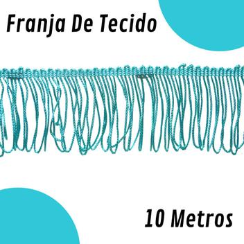 Franja De Tecido Verde Médio - 5Mm Rolo Com 10 Metros - Nybc - Franjas ...
