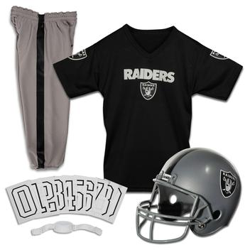 Franklin Sports Las Vegas Raiders Kids Football Uniform Set - NFL Youth ...