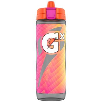 Frasco Gatorade Gx Momentum Neon Pink 900 mL com cápsula de fórmula ...