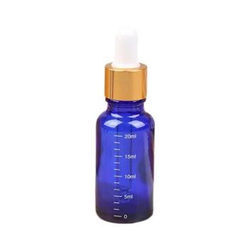 Frascos Conta-gotas De Vidro Azul 5ml-100ml Escala Reagente Gota Para ...