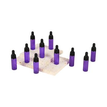 Frascos De Amostra De Óleo Essencial Roxo 5ml 10pcs Com Garrafas Conta ...
