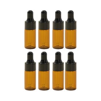 Frascos De Distribuição De Óleo Essencial Escuro Marrom 8pcs 3/5ml ...