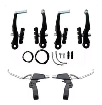 Freio V-brake Kit Bicicleta C Manete Alumínio Logan Completo - Freio de ...