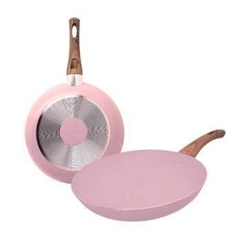 Frigideira 24 cm Sahara Rosa 2mm Revestimento Cerâmica Antiaderente ...