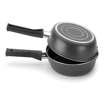 Frigideira dupla antiaderente 18 cm preto gourmet multiflon 55118 ...
