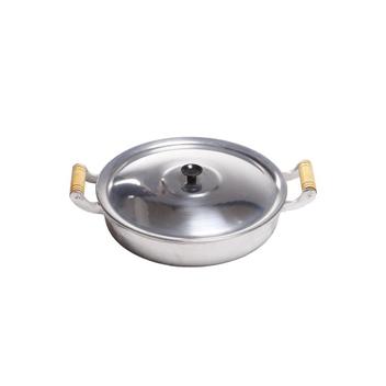 Frigideira Grande De Aluminio Batido Fundido N 30 Com Tampa - NoBrand ...