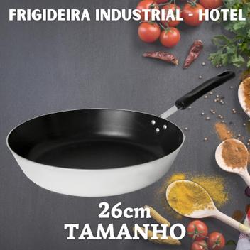 Frigideira industrial 26 cm linha gourmet, antiaderente, marca ...