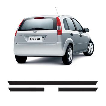 Friso De Parachoque Ford Fiesta Hatch 4 Portas 03 A 06 4094A - Top Mix ...