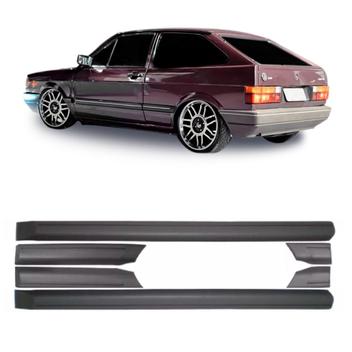 Friso Lateral Gol Voyage Parati Saveiro Gl 1987 A 1995 Preto - FRISART ...