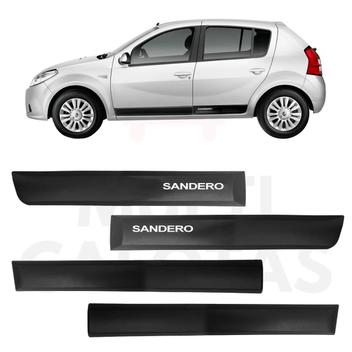 Friso Lateral Largo Renault Sandero 2009 A 2014 Com Nome - Top Mix ...