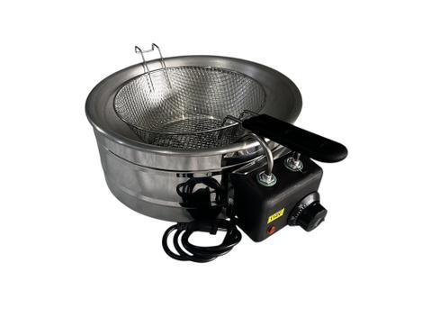 Fritadeira Elétrica Tacho Industrial 5 litros Profissional - Or inox ...