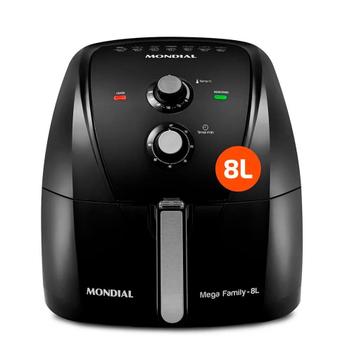 Fritadeira Sem Óleo Air Fryer 8L 1900W Afn-80-Fb Preto 220V - Mondial ...