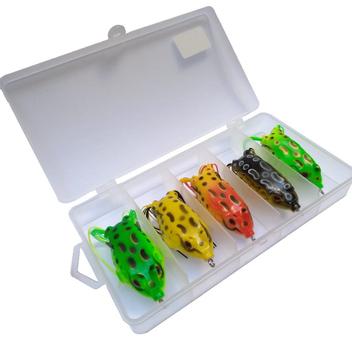 Frog Isca Artificial P/ Traíra Sapinho Sapo Flog kit 5 unid - Cmik ...