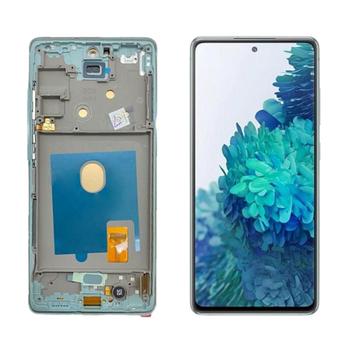 Frontal Tela Display Touch Para S20 Fe Oled + Aro Vivid Prata - N/A ...