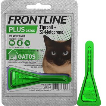 Frontline Plus Gatos Antipulgas e Carrapatos 1 Pipeta Tópica ...