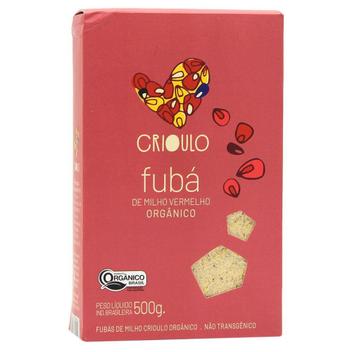 Fubá de Milho Vermelho Orgânico Crioulo 500g - Fubá - Magazine Luiza