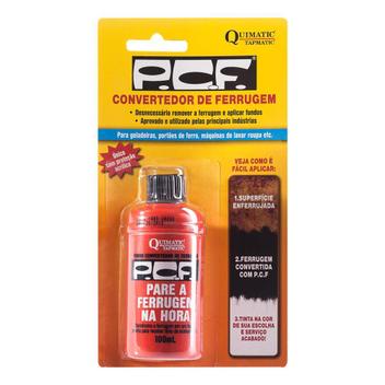 Fundo Convertedor De Ferrugem 100 Ml Pcf Quimatic - Convertedor de ...