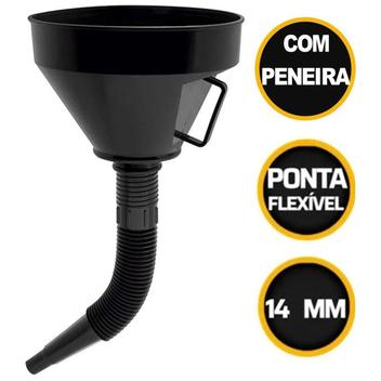 Funil Plastico Grande Multiuso Abastecimento Óleo Gasolina - Bestfer ...