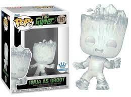 Funko Pop! Eu Sou Groot 1197 IWUA - Boneco de Vinil com Protetor ...