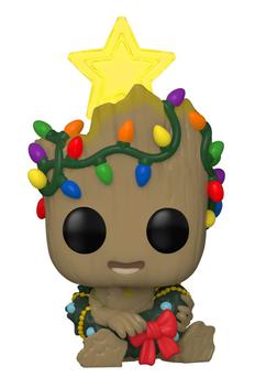 Funko POP! Marvel Groot de Natal com Luzes (Glow in The Dark ...