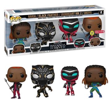 Funko Pop Marvel Pantera Negra 69112 Edição Especial c/ 4 - Funko ...