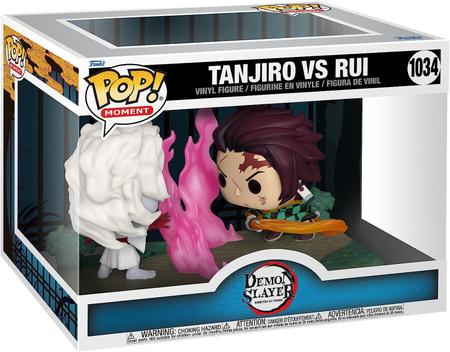 Funko Pop Moment Demon Slayer Tanjiro vs Rui 1034 - Funko - Magazine Luiza