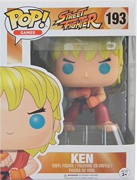 Funko Pop Street Fighter Ken Figura de Vinil Exclusiva 193 - Funko ...