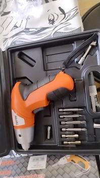 Furadeira Elétrica Parafusadeira Sem Fio 220rpm 100V/240V com Kit ...