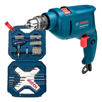Furadeira Impacto Bosch Gsb 450 Re Kit 54 Peças X Line 110v ...