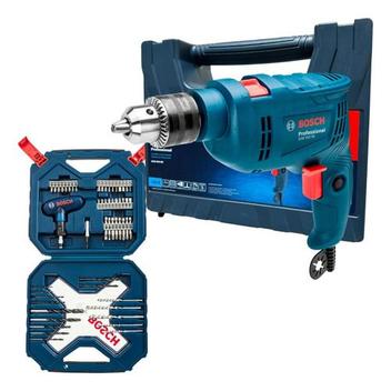 Furadeira Impacto Bosch Gsb 550 Re Kit 54 Peças X Line 220v - Outros ...