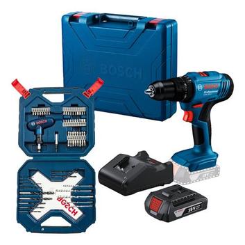 Furadeira Parafusadeira Impacto Gsb 183 Li Com Kit 54 Peças - Bosch ...