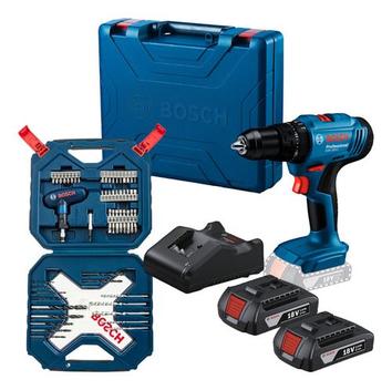 Furadeira Parafusadeira Impacto Gsb 183 Li Com Kit 54 Peças - Bosch ...