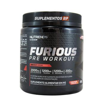 Furious Pre Workout 50 Doses Sabor Frutas Vermelhas Nutrends - Pré ...