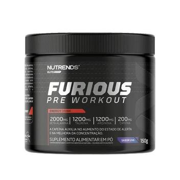 Furious Pre Workout Sabor Uva Nutrends 150g - Pré Treino - Magazine Luiza