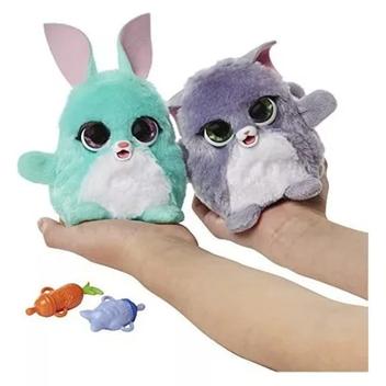 Furreal Fuzzalots Kitty And Bunny Mudança De Cor Interativa - Pelúcia ...