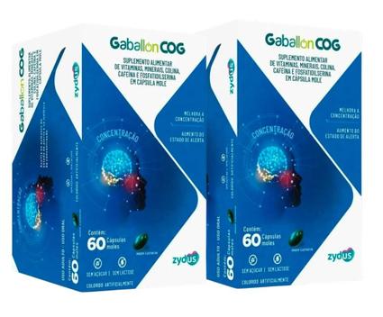 Gaballon COG Kit Com 2 Caixas De 60 Cápsulas Cada - ZYDUS - Outros ...
