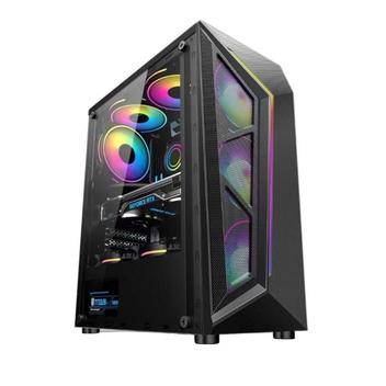 Gabinete Brazilpc Gamer Atx Bpc-005b Black Com 4 Cooler Sem Fonte ...