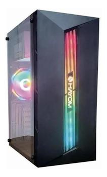 Gabinete Cpu Gamer Com Led Rgb Lateral Em Vidro Gb-1722 Computador De ...