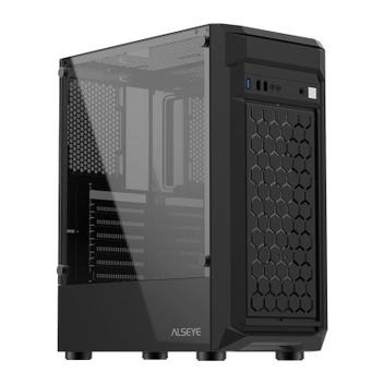 Gabinete Gamer Alseye Frost, Mid-Tower, Lateral de Vidro, Preto, FROST ...