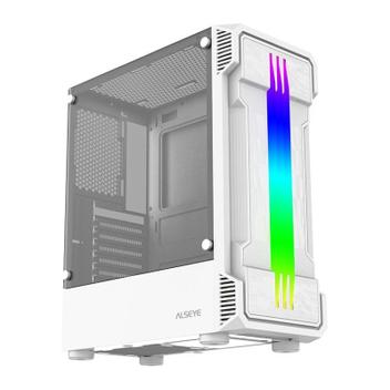 Gabinete Gamer Alseye N90, Mid-Tower, Lateral de Vidro, Branco, N90-WH ...