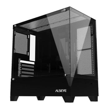 Gabinete Gamer Alseye Rider, Mid-Tower, Lateral de Vidro, Preto, RIDER ...