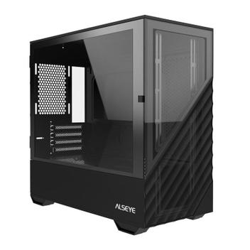 Gabinete Gamer Alseye Wins 80, Mid-Tower, Lateral de Vidro, Preto ...