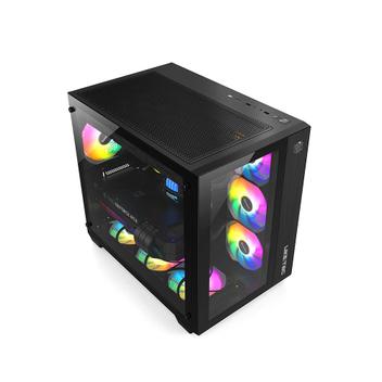 Gabinete Gamer Liketec Cube Zeus V2 ATX 360m Vidro Temperado S/ Fan ...