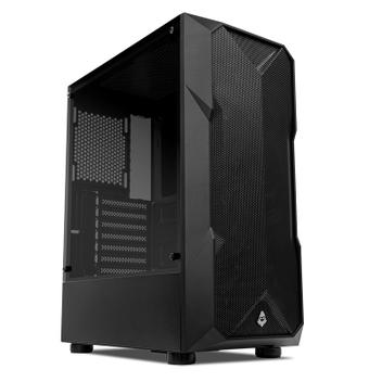 Gabinete Gamer Mancer Dread, Lateral de Vidro, Com 3 Fans, Preto, MCR ...