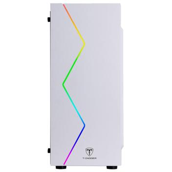 Gabinete gamer tdagger rgb tgcp03w branco - Gabinete Gamer - Magazine Luiza